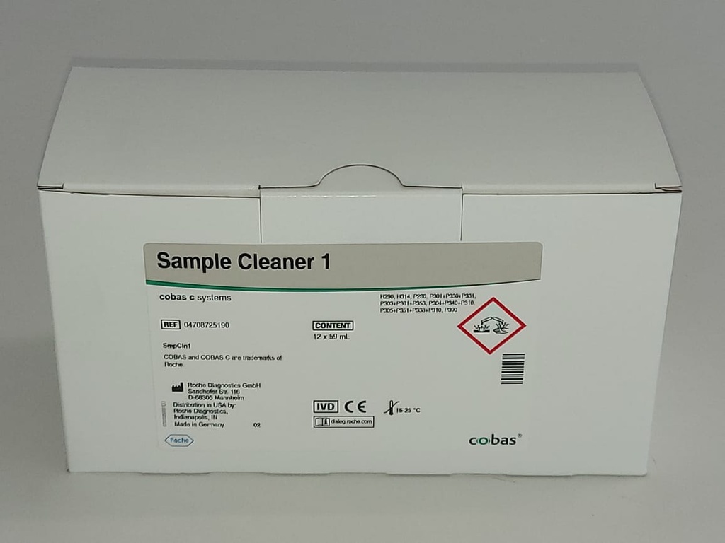 ROCHE COBAS Sample Cleaner 1, bottles (12x59mL) | Aldeal Lab-Tech Limited